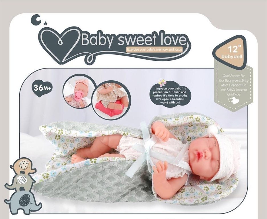 Gumena lutka beba 28cm – Baby Sweet Love