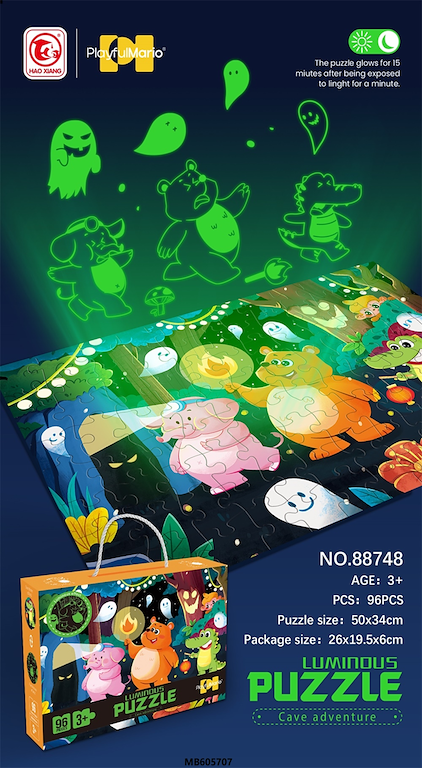 Magične svetleće puzzle iz 96 delova ✨ model 2