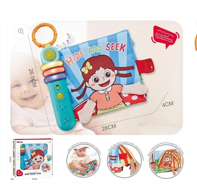 Baby Book Toys – Mekana interaktivna knjiga za bebe