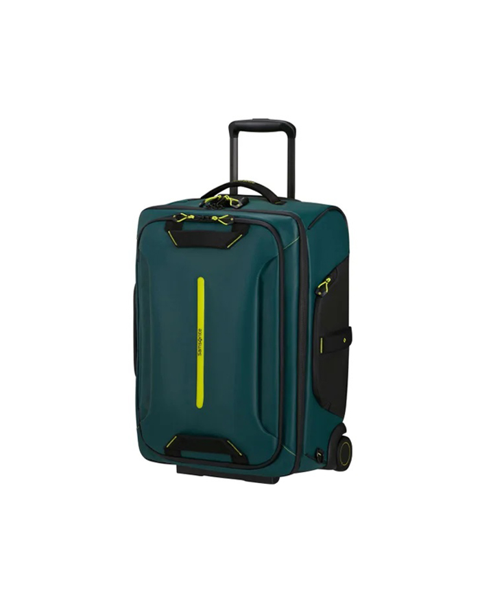 KOFER/RANAC ECODIVER-DUFFLE/WH 55/20 DARK TEAL/LIME TROLLEY Samsonite