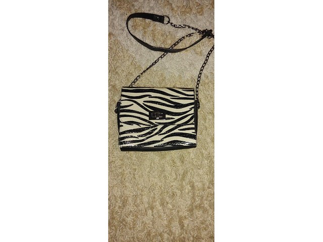 Torbica zebra print