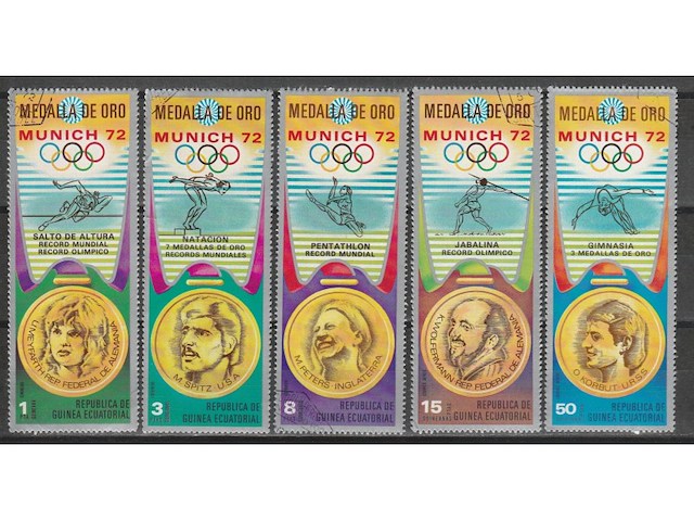 Summer Olympic Games 1972 - Munich (Medals)