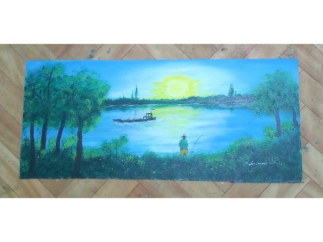 Pecarros na tisi -akril  55×24