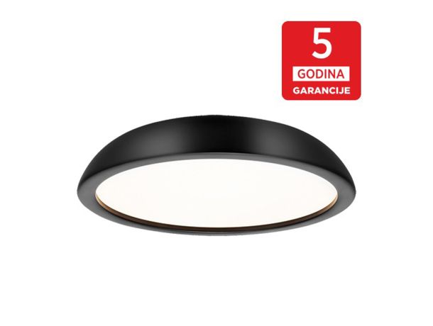 ARCADIA MCL750-450 B peskareno crna plafonjera 24W 3000K LED 5y Mitea Lighting