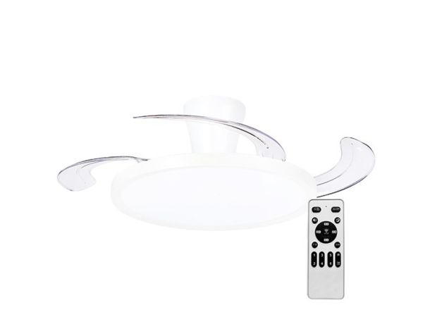 MV5040-W BELI plafonski ventilator 30W sa svetlom LED CCT 30W sa daljinskim upravljačem Mitea Lighting