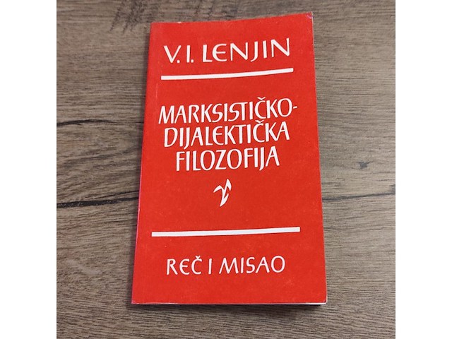 Lenjin Marksističko-dijalektička filozofija