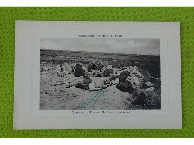 ww1 - Turski i Makedonski radnici se odmaraju