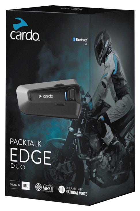 CARDO PACKTALK EDGE - DUO Bluetooth 5.2 + MESH