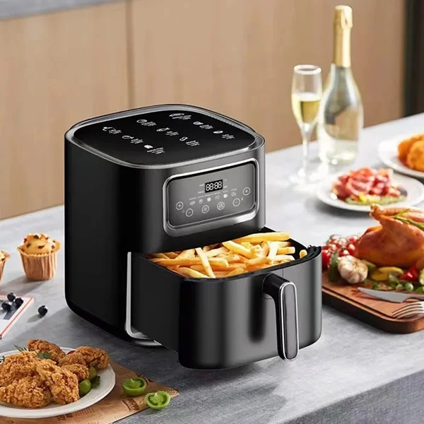 Friteza na vruć vazduh – Air Fryer – Silver Crest 10L + 50 papira za pečenje