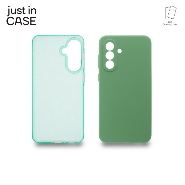 2u1 Extra case MIX paket maski za telefon za Samsung A56 ZELENI