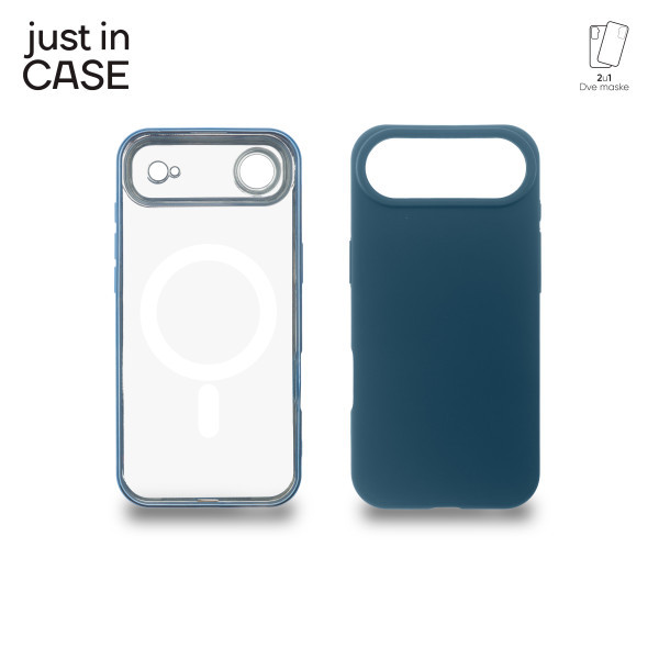 2u1 Extra case MAG MIX PLUS paket maski za telefon za iPhone 17 Air PLAVI