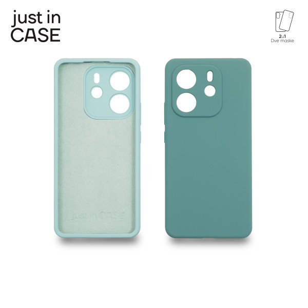 2u1 Extra case MIX PLUS paket maski za telefon za Redmi Note 14 ZELENI