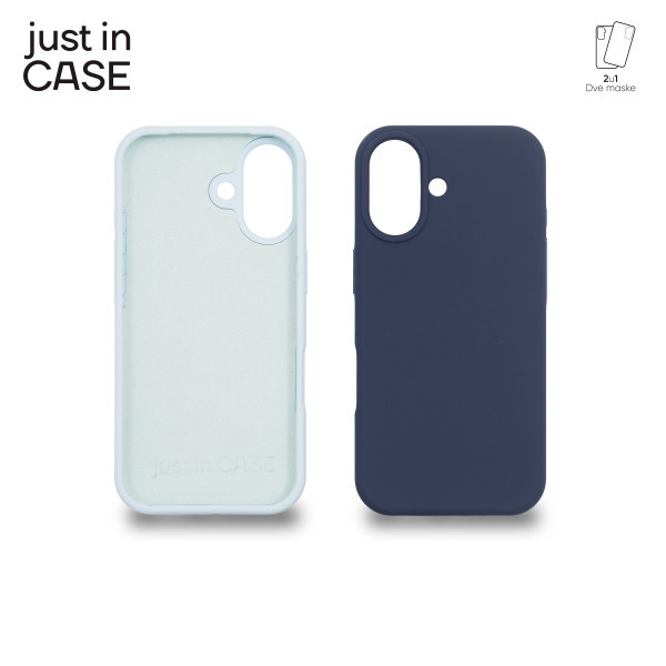 2u1 Extra case MIX PLUS paket maski za telefon za iPhone 17 PLAVI