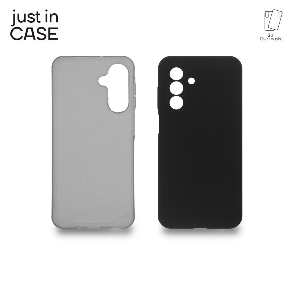 2u1 Extra case MIX paket maski za telefon za Samsung A17 CRNI