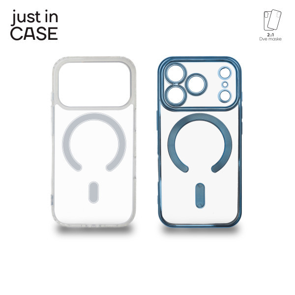 2u1 Extra case MAG MIX paket maski za telefon za iPhone 17 Pro PLAVI