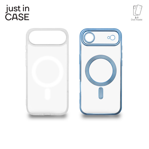 2u1 Extra case MAG MIX paket maski za telefon za iPhone 17 Air PLAVI