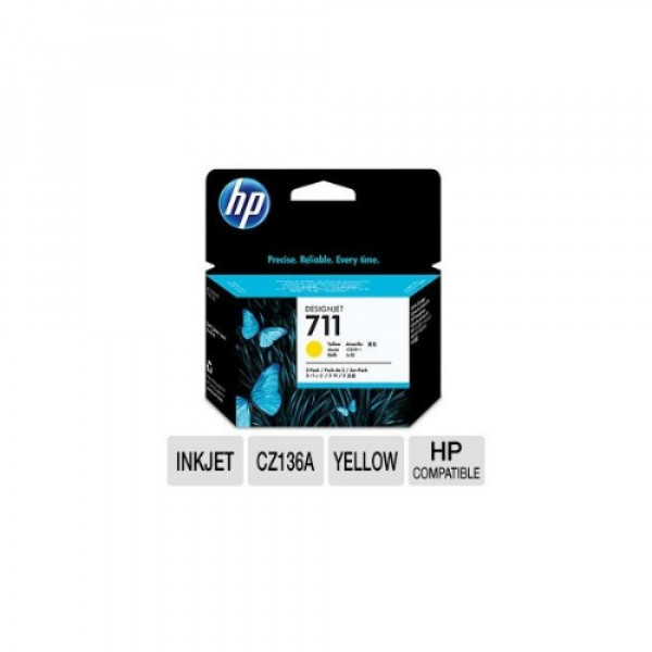 HP 711 CZ132A Yellow