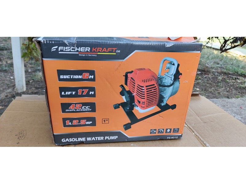Benzinska pumpa za vodu Fischer Kraft FS-4010 – Nova
