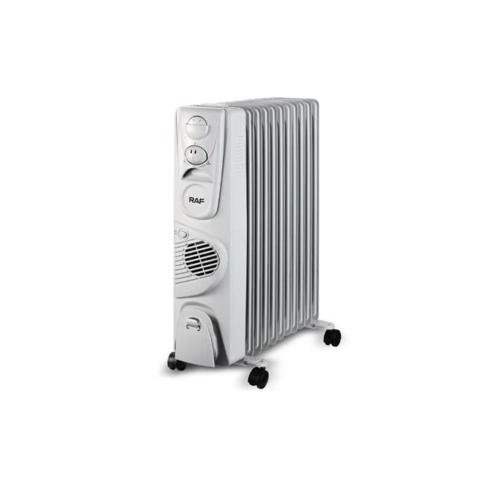 RAF Uljani radijator sa ventilatorom 11 rebara beli 2900w