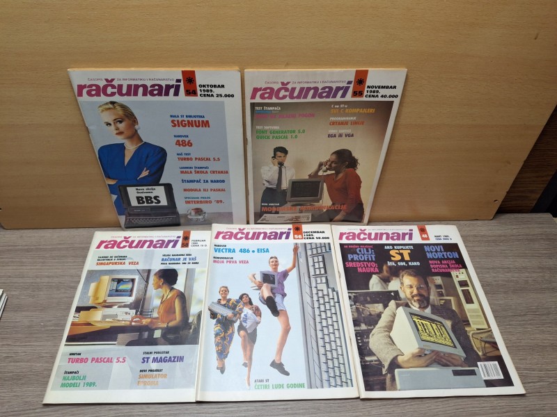 Časopis Kompjuter 1989god i 1990god lot br.4