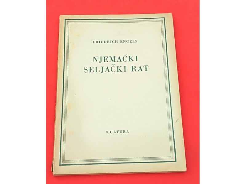 Njemački seljački rat Friedrich Engels