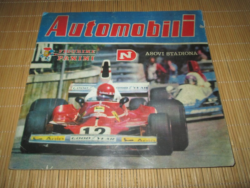 Album sa sličicama - AUTOMOBILI