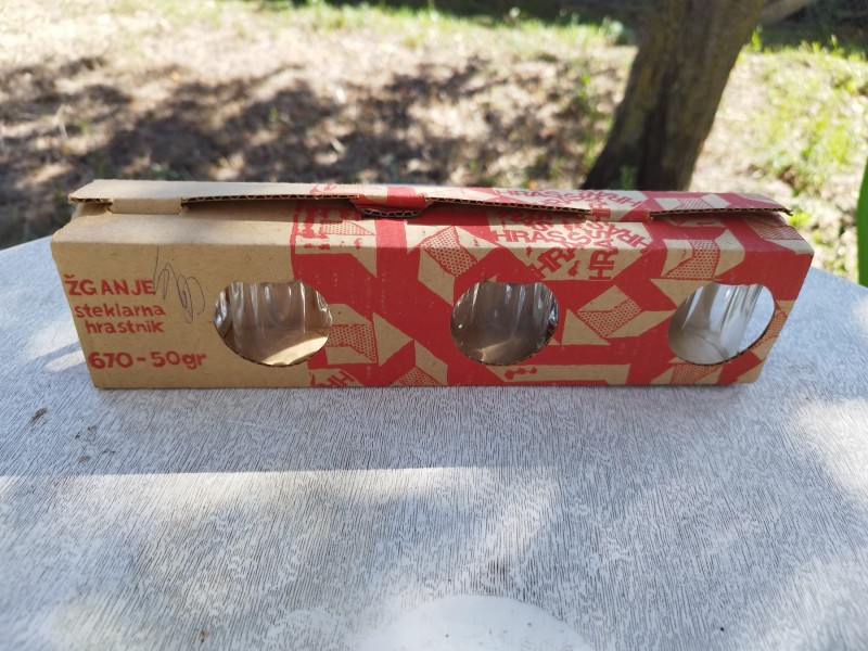 Staklene čašice made in Jugoslavija