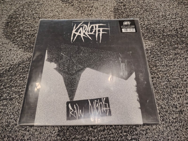 Karloff – Raw Nights (2020 RARE White Vinyl Complet)