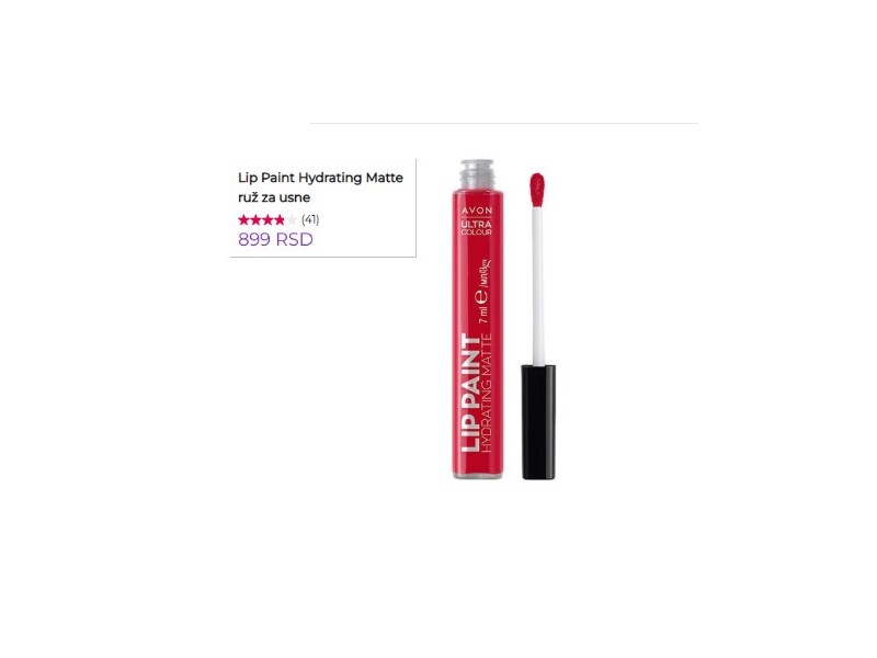 Lip Paint Hydrating Matte ruž za usne Avon