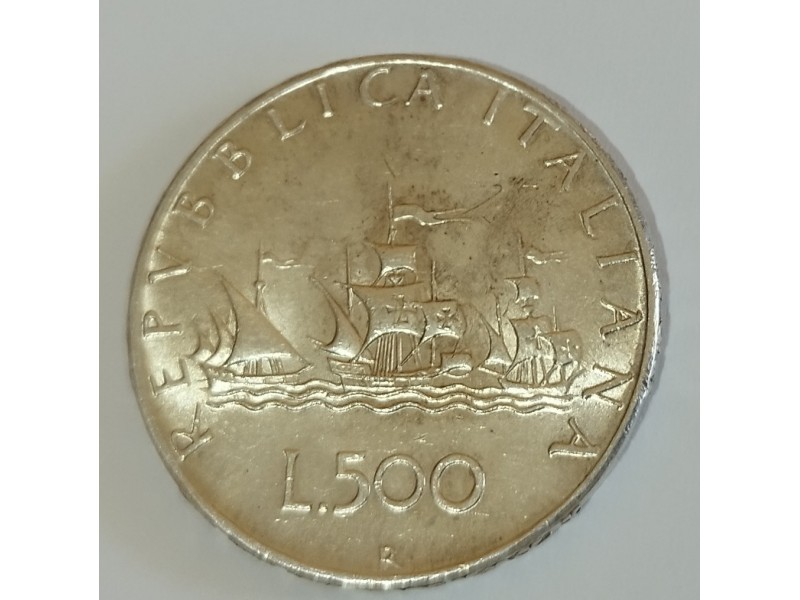 500 lire Italija 1964 Srebrnjak