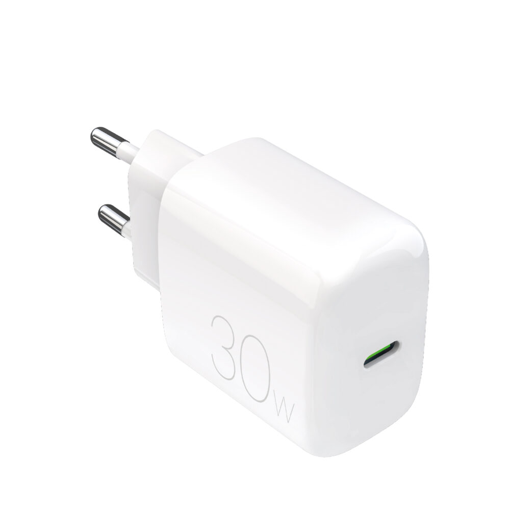 PUTCUSBC30WDYWHI Puro Lite zidni punjac USB-C 30W