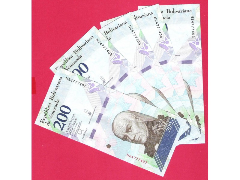 5x Novcanica 2018 godina UNC