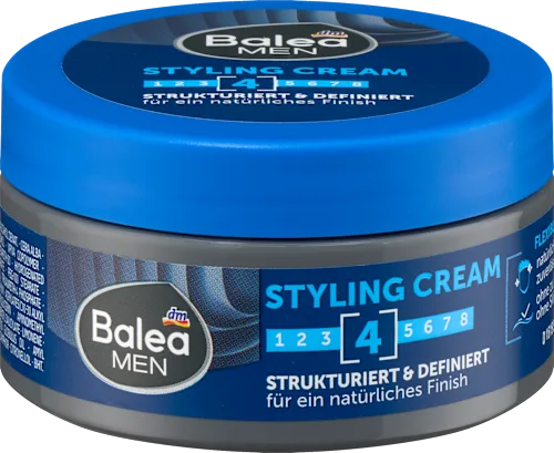 Balea MEN
Styling krema za oblikovanje kose – snaga učvršćivanja 4, 100 ml