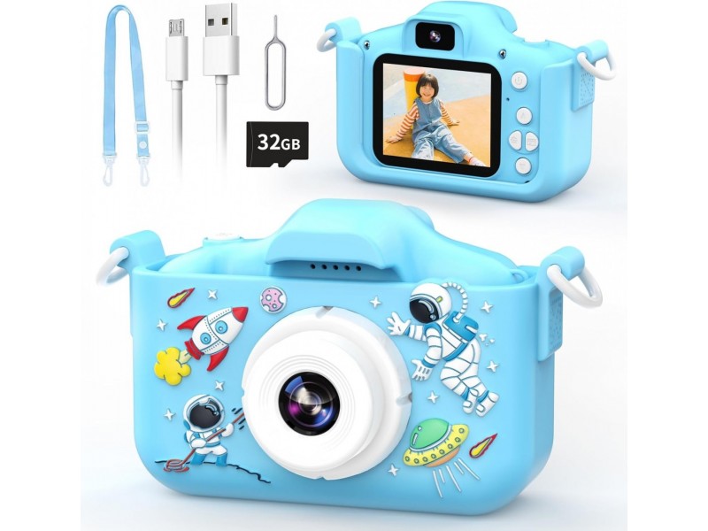 Dečiji Digitalni fotoaparat Kamera Astronaut,SD kartica