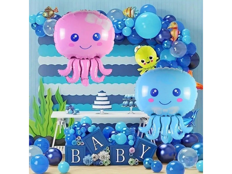 Balon Hobotnica XL - 70 cm Plava NOVO