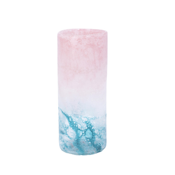 Cute&Cool HOME Dekorativna staklena vaza, roze