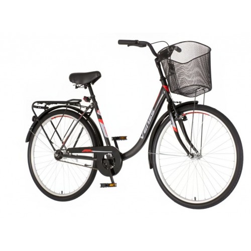 Bicikl Venssini Venecija 26" sivo crveni