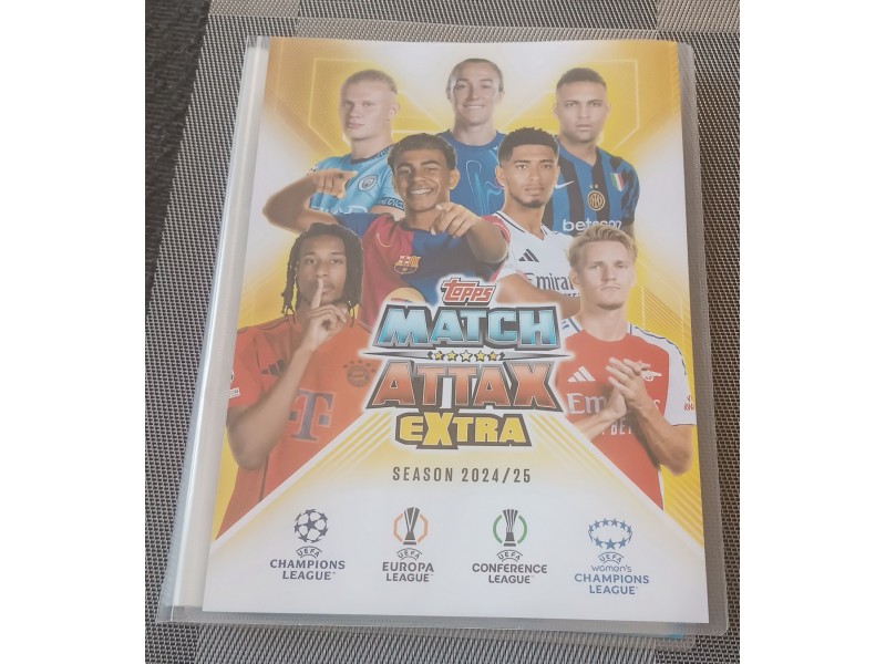 Match Attax Extra 24-25, 274 kartica u binderu