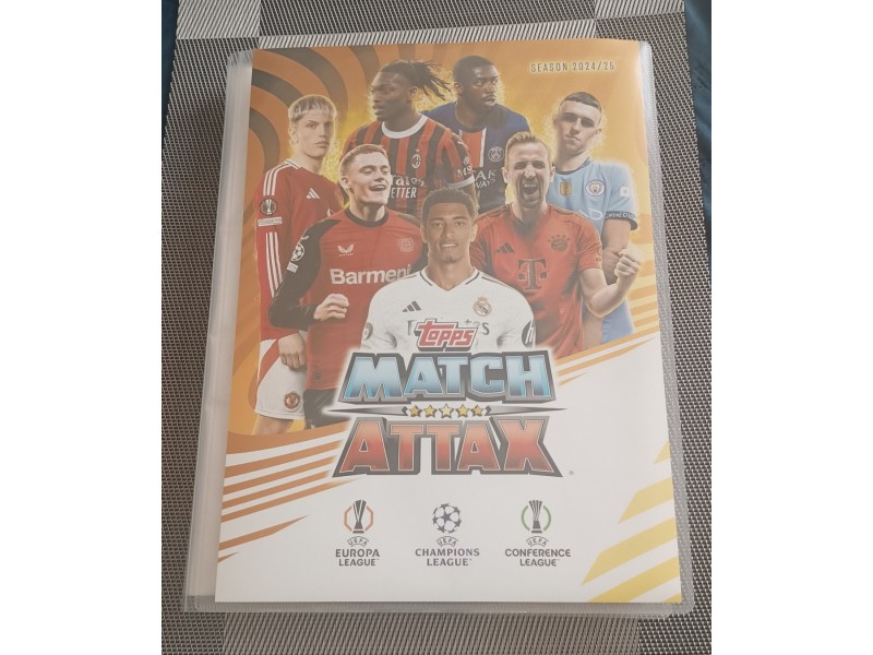 Match Attax 2024-25, 435 različitih kartica u binderu