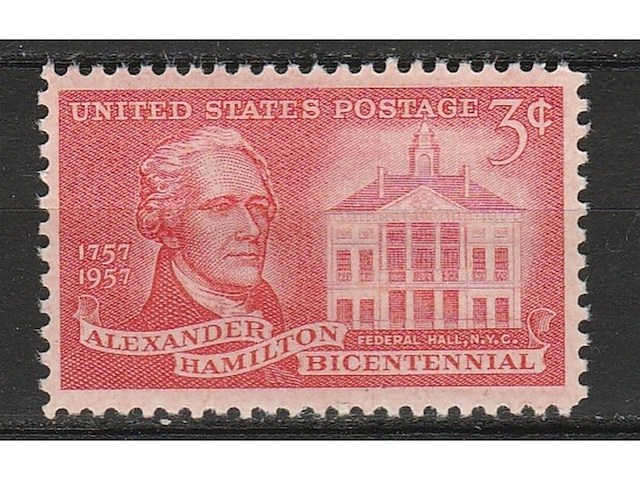 USA - 1957 - Alexander Hamilton - MNH