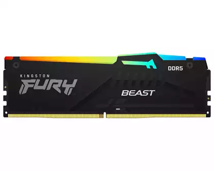 KINGSTON DIMM DDR5 32GB 5600MT/s KF556C36BBE2A-32 FURY Beast Black RGB EXPO