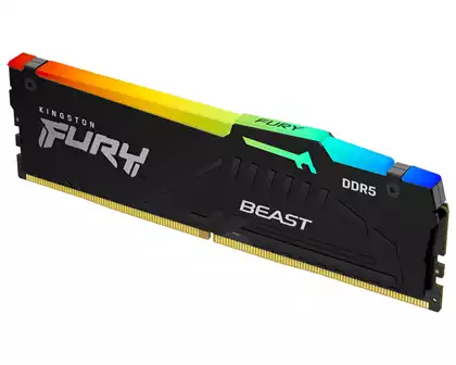 KINGSTON DIMM DDR5 32GB 6000MT/s KF560C30BBEA-32 FURY Beast Black RGB EXPO
