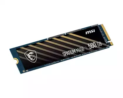 MSI SPATIUM M450 PCIe 4.0 NVMe M.2 500GB SSD
