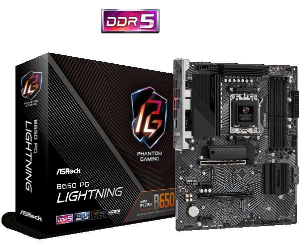 MB AM5 ASRock B650 PG LIGHTNING 90-MXBK20-A0UAYZ
