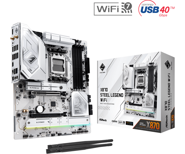 MB AM5 ASRock X870 STEEL LEGEND WIFI