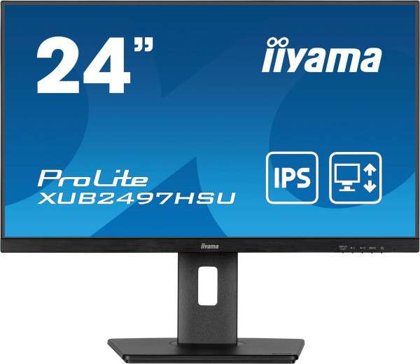 Monitor 23.8" Iiyama XUB2497HSU-B2 IPS 1920x1080/100Hz/1ms/HDMI/DP/USB/zvučnici