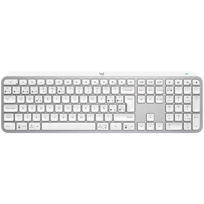 LOGITECH MX Keys S Bluetooth Illuminated Keyboard - PALE GREY - US INT'L