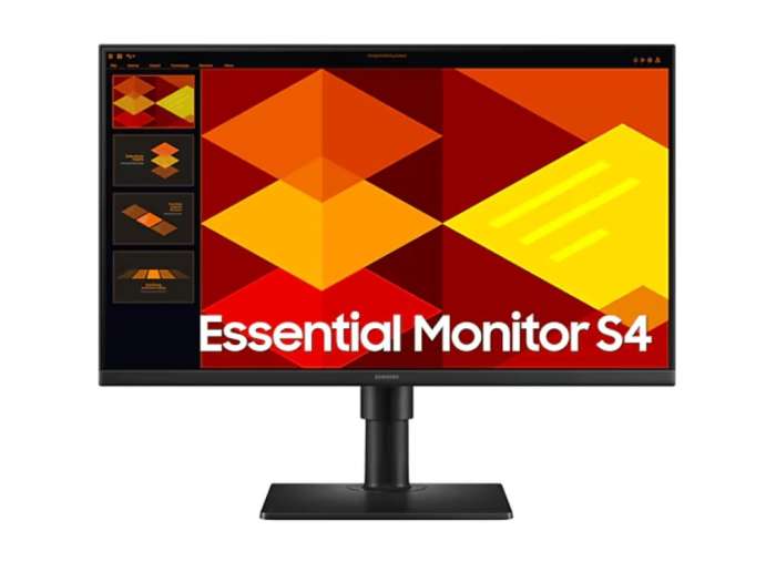 Monitor SAMSUNG LS24D400GAUXEN 24"/IPS/1920x1080/100Hz/5ms/HDMIx2,DP,USB/Pivot,visina/crna