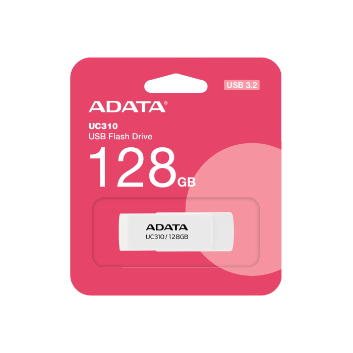USB Flash 128 GB AData 3.2 UC310-128G-RWH Beli