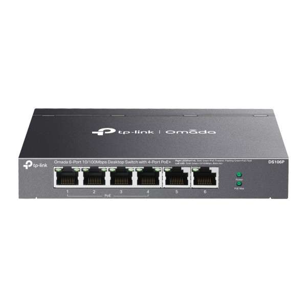 LAN Switch TP-Link DS106P 6x1G/4PoE/67W